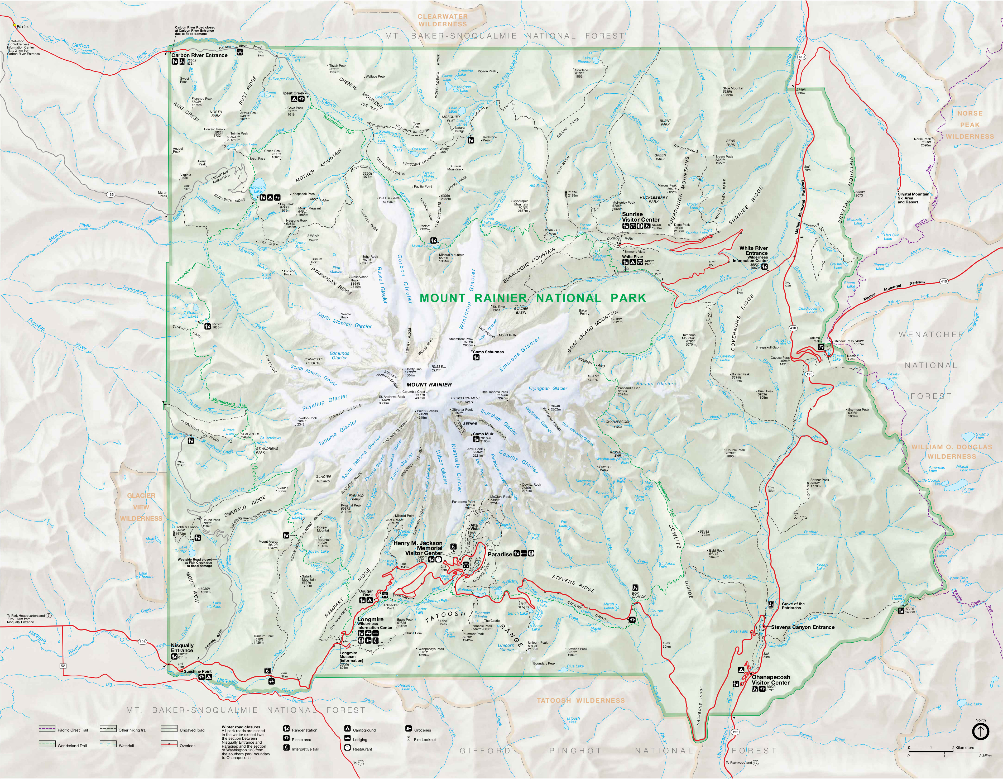 Mount Rainier Maps NPMaps Just Free Maps Period Mount Rainier Maps NPMaps Just Free Maps Period